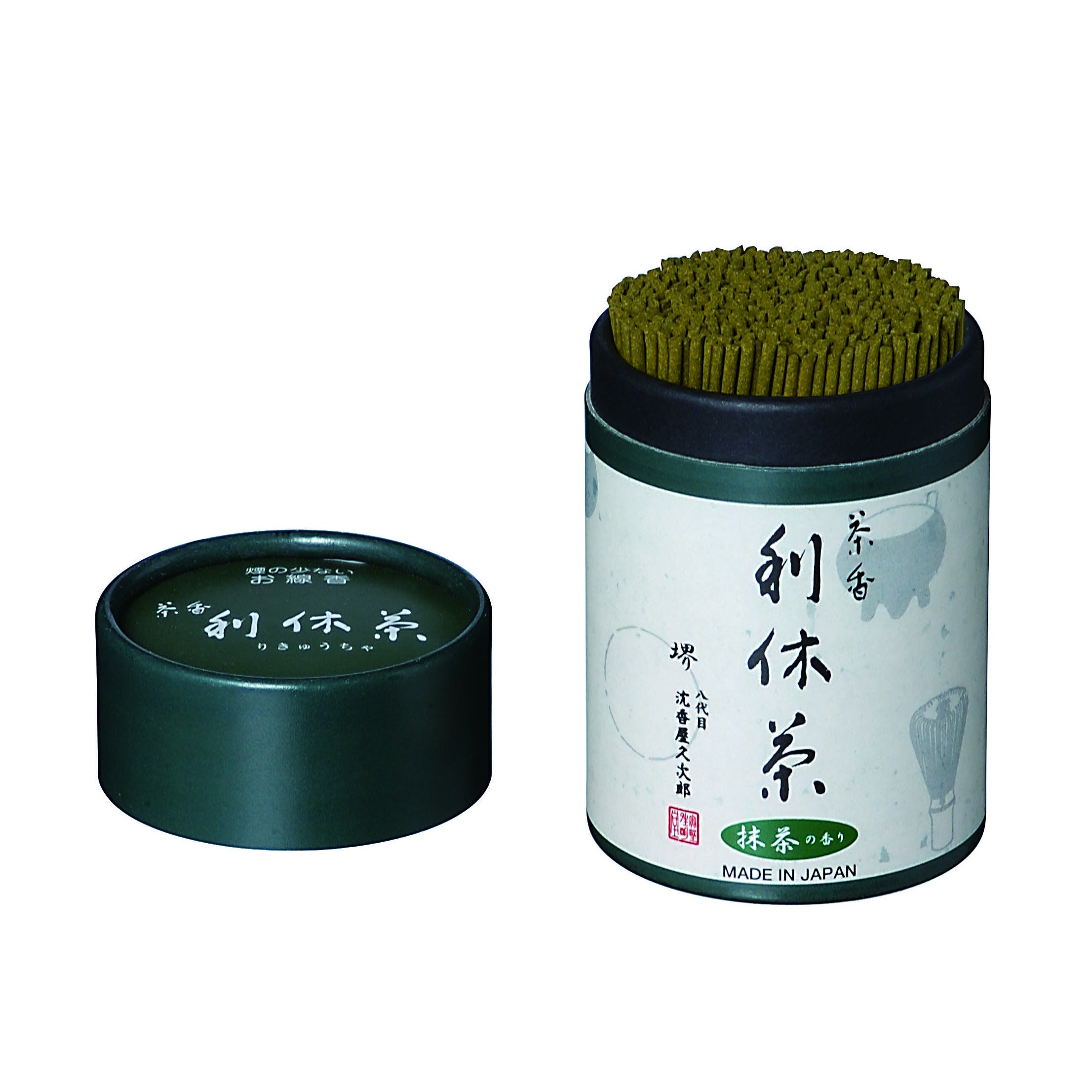 RIKYU-CHA Green Tea Incense -Matcha Green Tea fragrance (122g) By OKUN