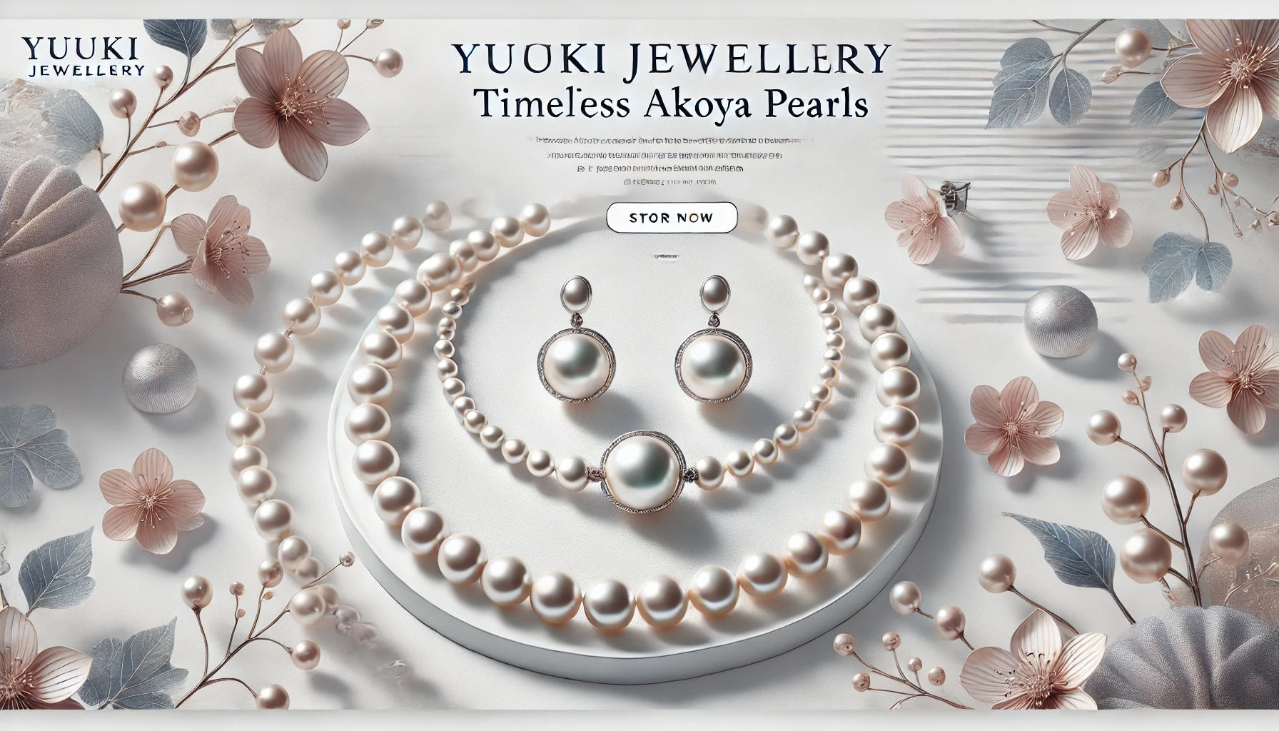 YUUKI JEWELLERY -JAPAN FInest Akoya Pearl Diamond Made in JAPAN - j ...