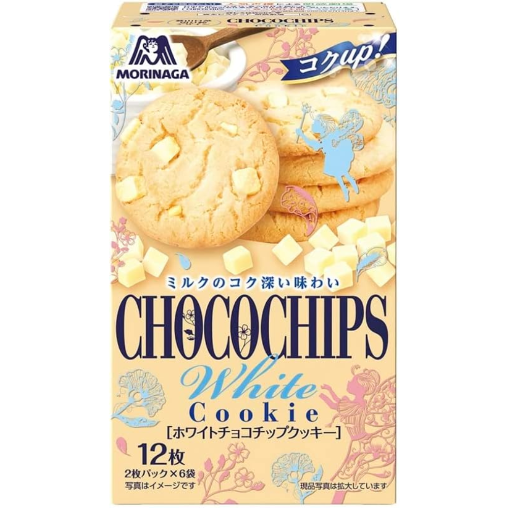Morinaga White Choco Chip Cookies 12pcs – Made in JAPAN - Tokyo Sakura