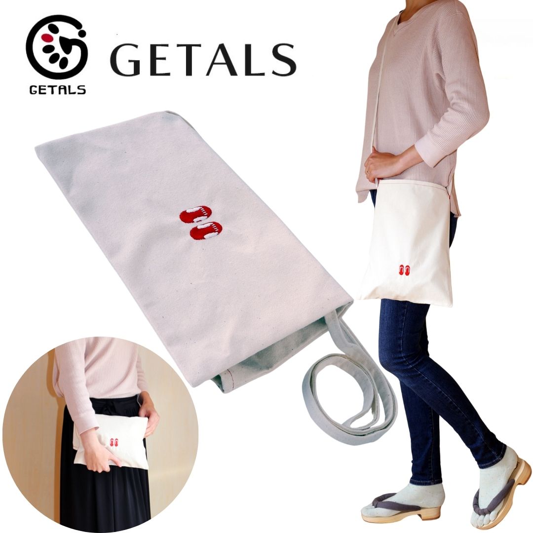 GETALS Original Cotton 2-Way Shoulder Bag Limited Edition Japan Made