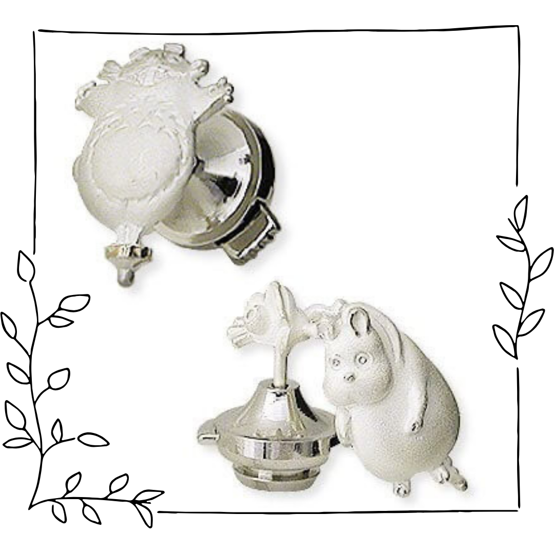 Studio Ghibli Silver Pin Badge Spirited Away or Totoro Variants - Kuru