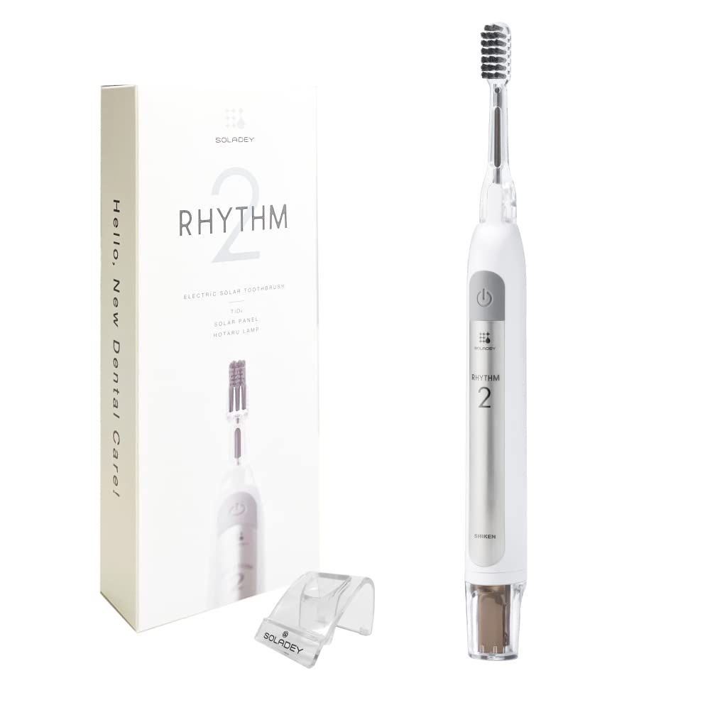 Soladey Rhythm2 Ionic Power Electric Toothbrush Solar Panels-TiO2 Semi