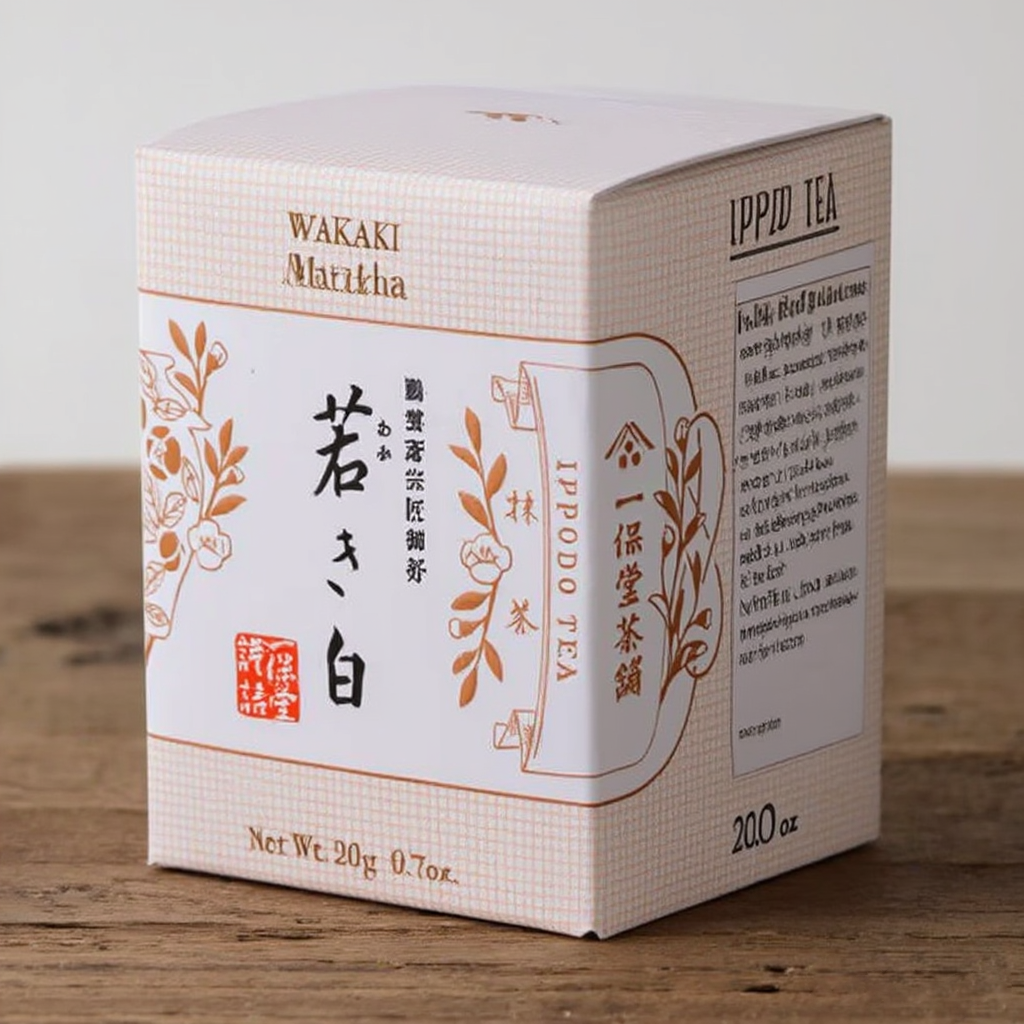Ippodo Matcha WAKAKI SHIRO 20g Box – Premium Japanese Green Tea Made i