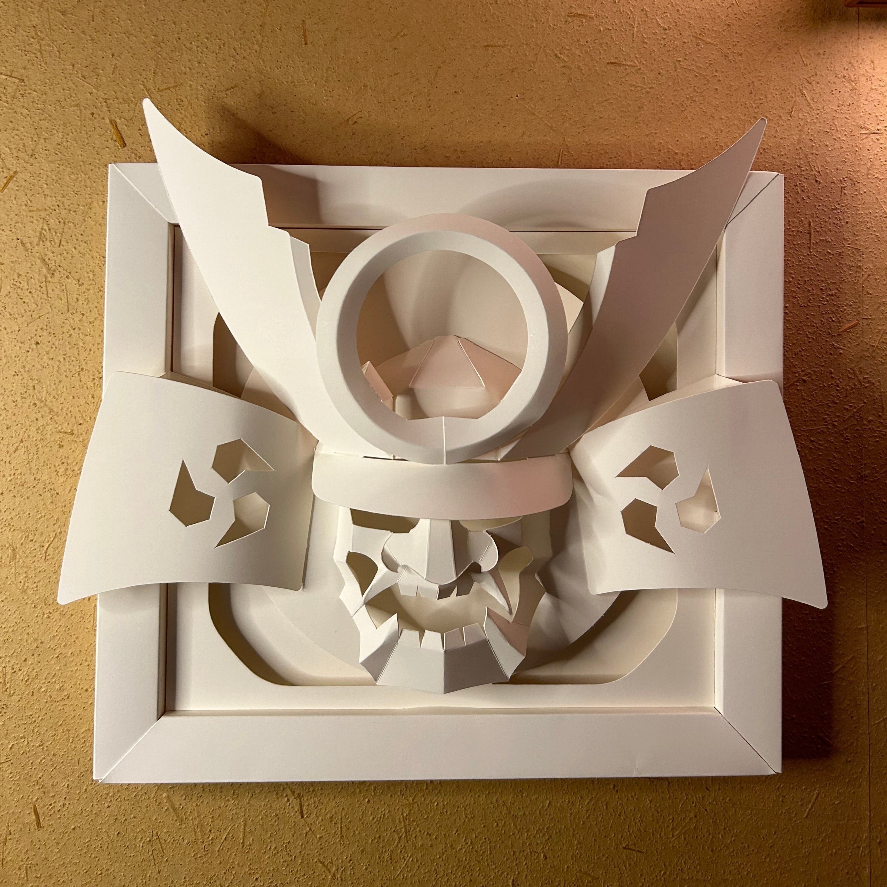 Kagurazaka Craft Busho Kabuto Original Paper Craft Traditional Design