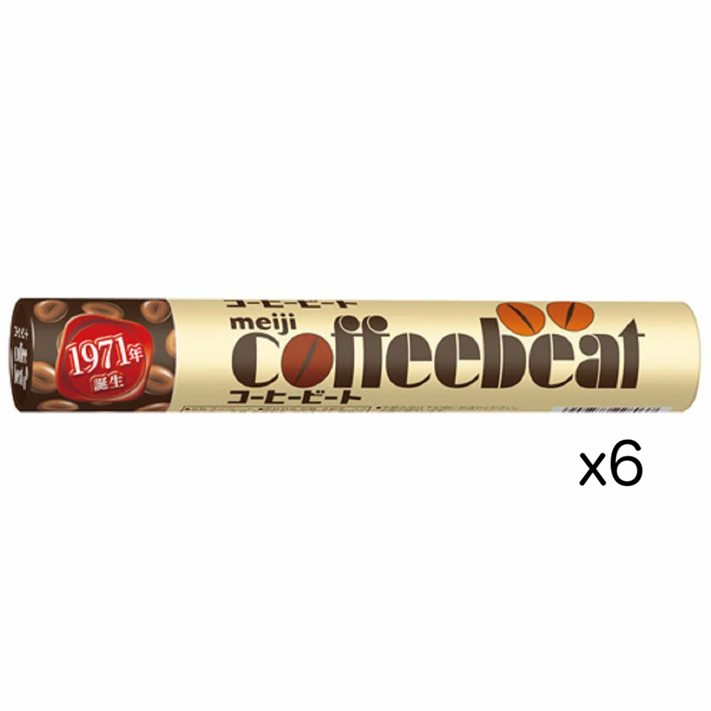 Meiji Coffee Beat Jumbo Big Size 105g x 6 Energize Your Day with Rich
