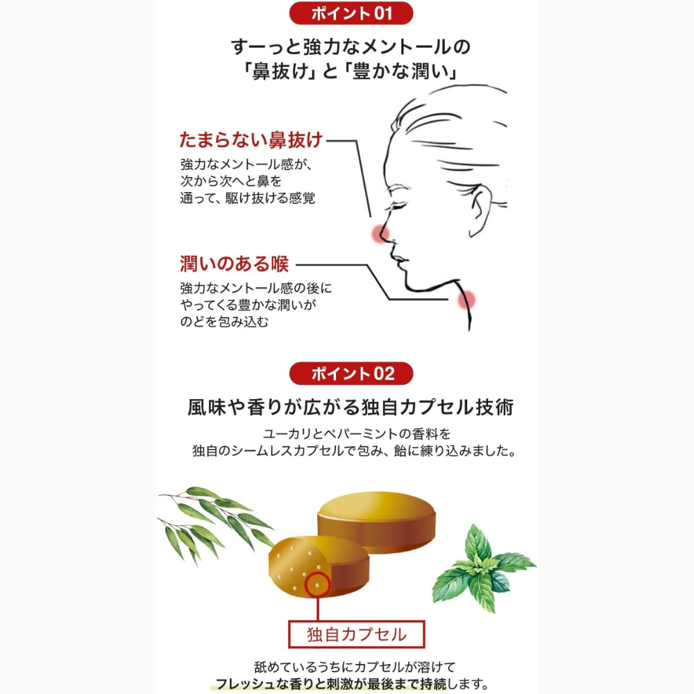 Morishita Jintan Sweet Tea Throat & Nose Candy 217g – Individually Wra