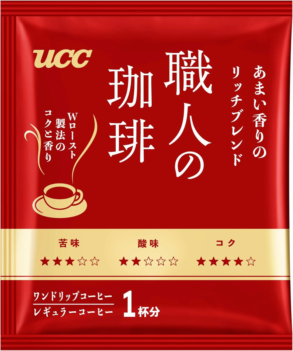 UCC Craftsman Coffee Drip Coffee Sweet Rich Flavor Blend 36 Servings J