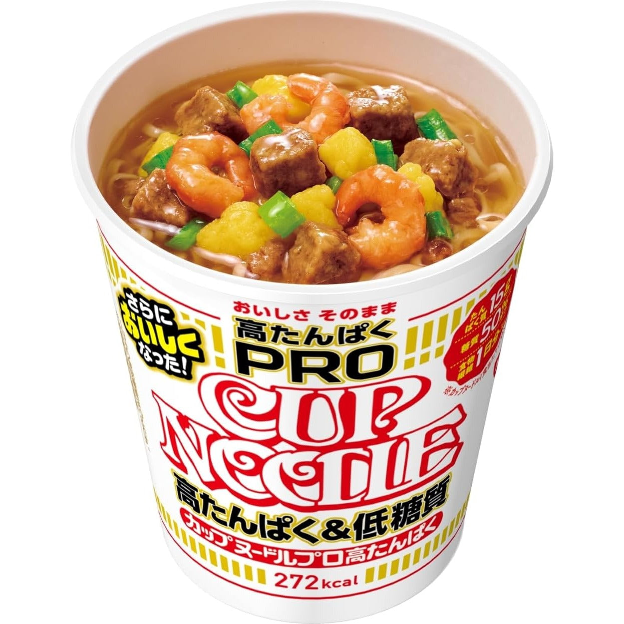 NISSIN Cup Noodle PRO High Protein & Low Sugar 74g x 12 Packs Made in