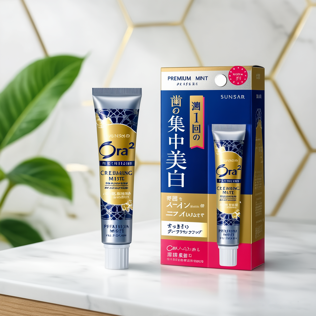 Sunstar Ora2 Premium Cleansing Paste Whitening Toothpaste 17g – Made i