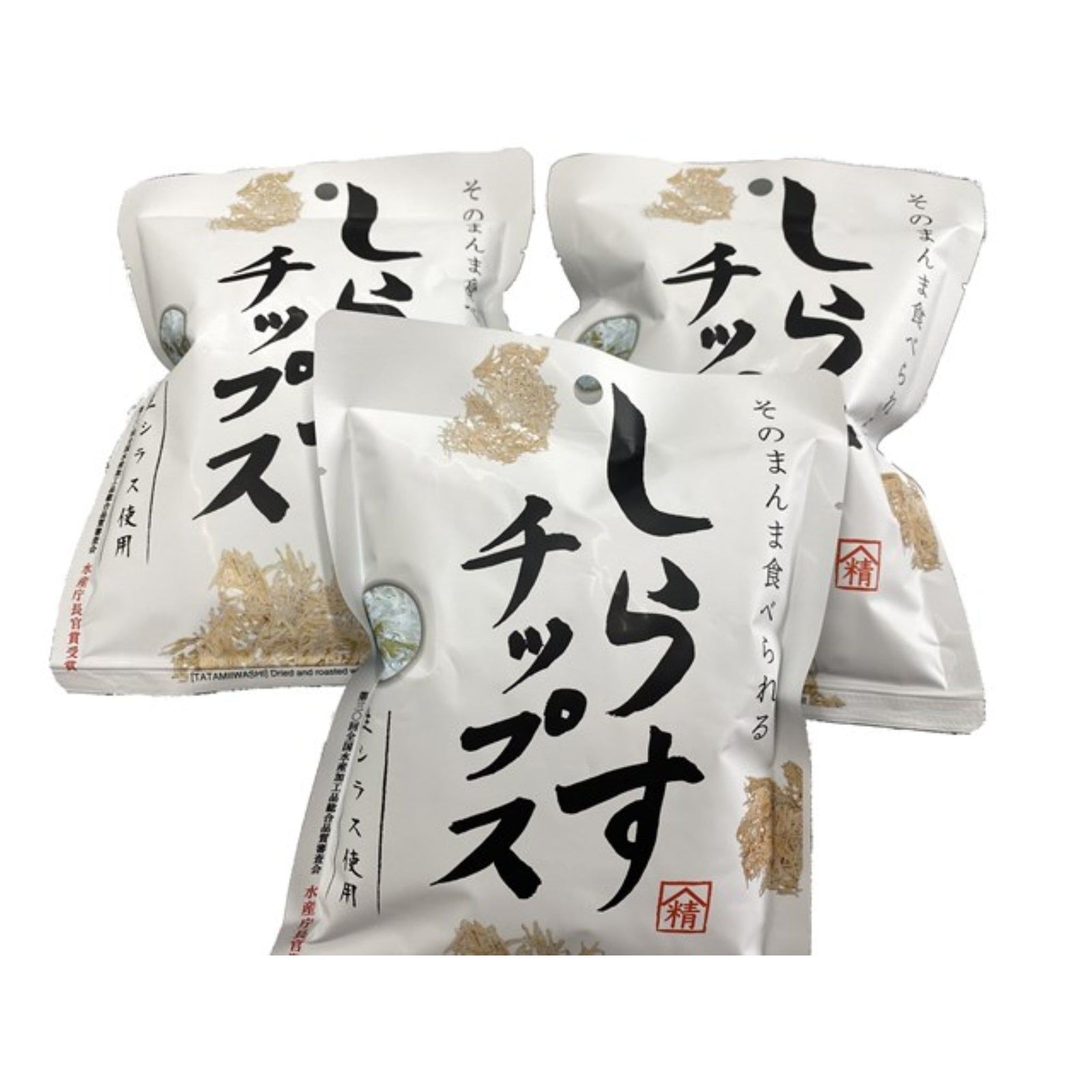 Special Sale! Natural Shirasu Fish Chips (whitebait) x 3 Bags Additive